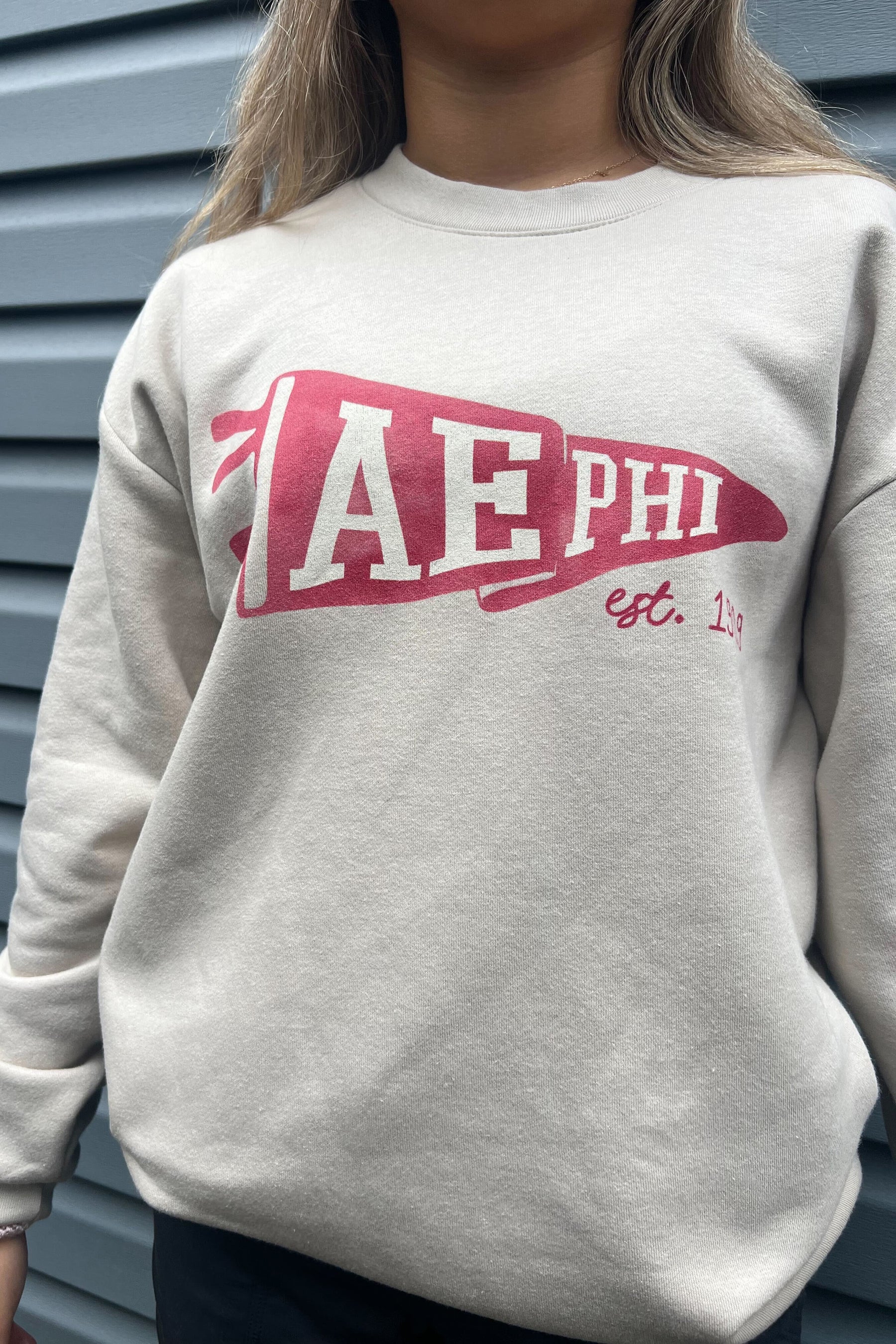 Pennant Sorority Crewneck – University Tees