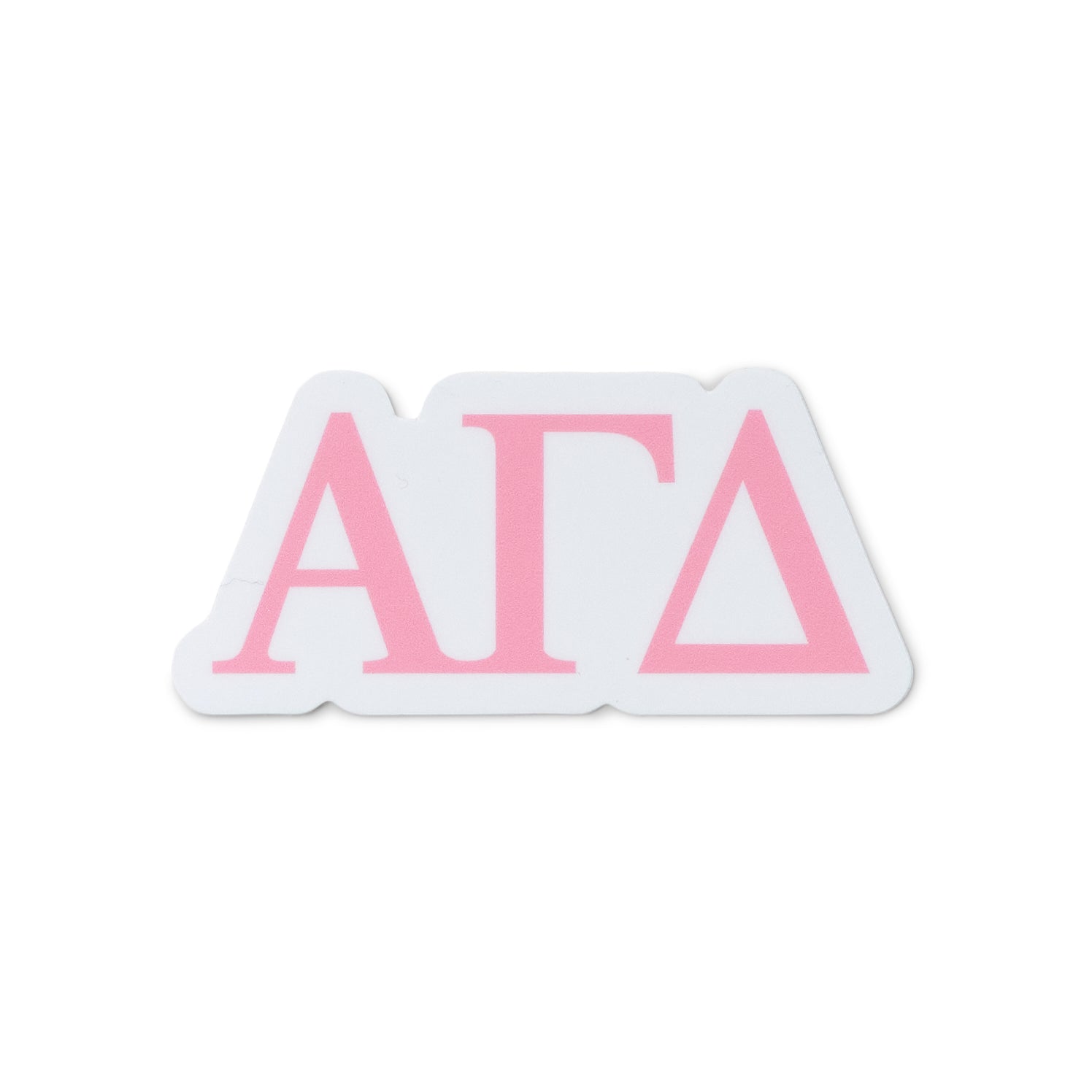 Pink Greek Letter Sorority Sticker – University Tees