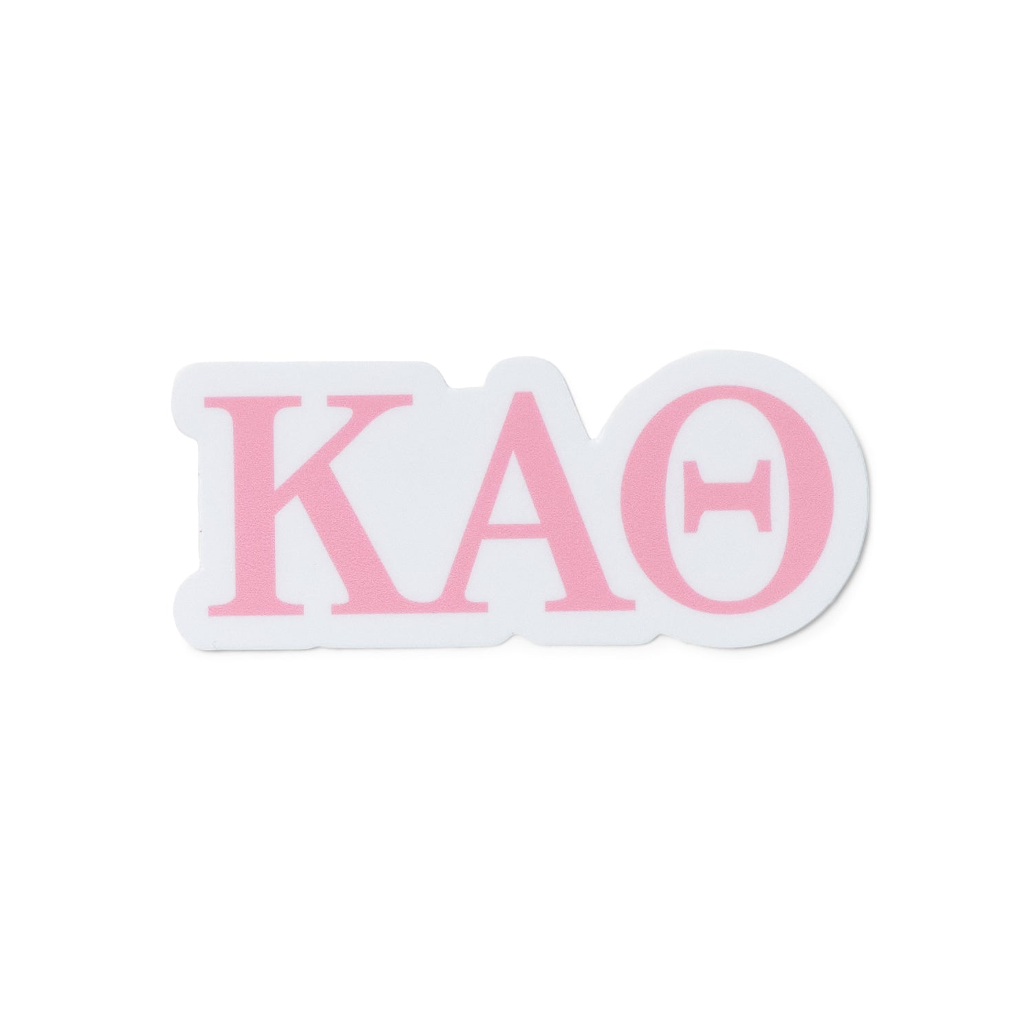 Pink Greek Letter Sorority Sticker – University Tees